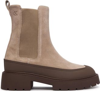 Calvin Klein Klassische Stiefeletten Calvin Klein HW0HW03203 Beige