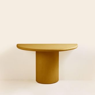 Madura Console Murale Eliz Terre docre - JAUNE