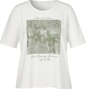 Via Appia Due Rundhals-Shirt Via Appia Due weiss