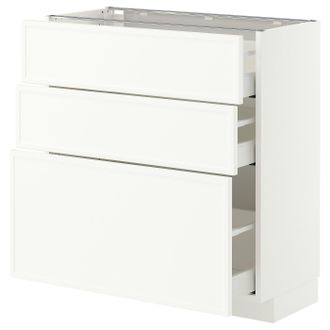IKEA METOD / MAXIMERA Unterschrank mit 3 Schubladen