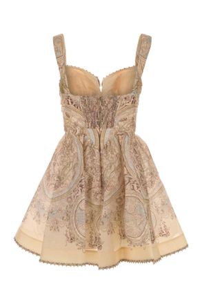 Zimmermann Ascent Mini Dress - Beige