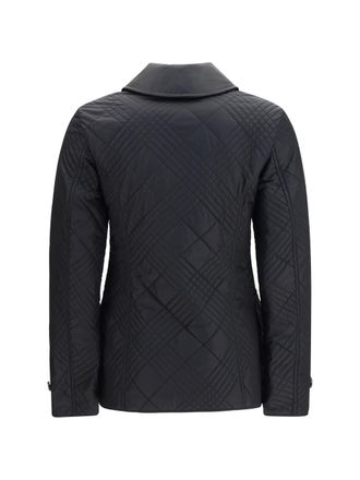 Burberry Womens Fernleigh Quilted Nylon Jacket Black Polyamide