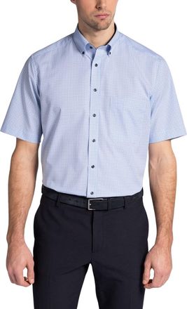 Eterna Langarm Hemd Modern Fit Vichy Popeline Kariert