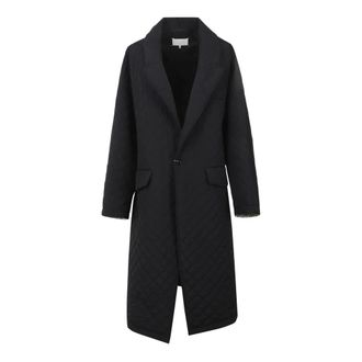 Maison Margiela Femme, Manteaux, Noir, Taille: 36 FR Manteau Matelass&eacute;