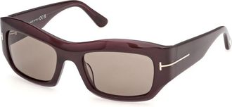 Tom Ford Olga-02 - - Accessories - unisex - Braun - 52 MM