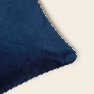 Madura Housse De Coussin Dalila Bleu nuit - BLEU