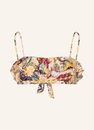 Watercult Watercult Bandeau-Bikini-Top Treasured Trove gelb
