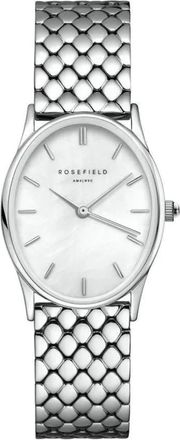 Rosefield Uhr - Damenuhr Oval - Gr. unisize - in Silber - f&uuml;r Damen