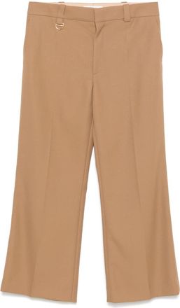 Chloé Klassische Cropped-Hose - Braun