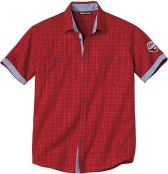 Atlasformen Chemise Manches Courtes Homme - Chemise dété - Disponible en Grandes Tailles du M au 5XL