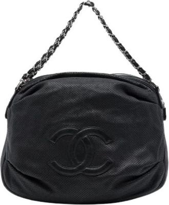 Chanel Sac Hobo Pre-owned - Femme - Pre-owned - Noir - Taille: ONE Size
