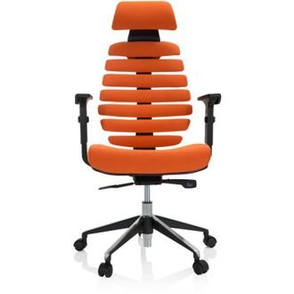 hjh OFFICE [NEUWERTIG] B-Ware Hjh Office B&uuml;rostuhl Drehstuhl Ergo Line Ii Pro Stoff Orange H&ouml;henverstellbar602