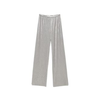 Forte_Forte Weite Hosen - - Trousers - Damen - Grau - M