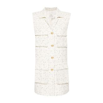 Anine Bing Femme, Vestes, Blanc, Taille: 38 FR Robe Alden blanche