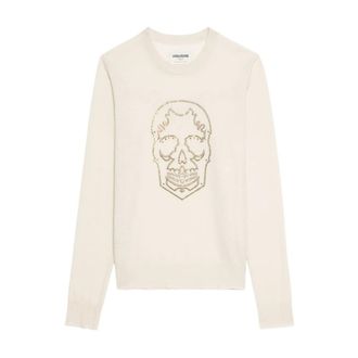 Zadig&Voltaire Miss West Strass Pullover - - Knitwear - Damen - Beige - XS
