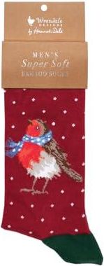 Wrendale Designs Chaussettes Robin Seasons Tweetings pour homme, multicolore, 7-11