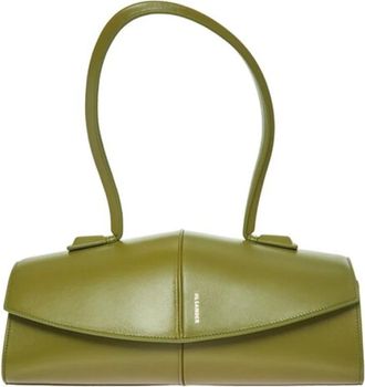 Jil Sander Femme, Sacs, Vert, Taille: ONE Size Linea Shoulder Bag