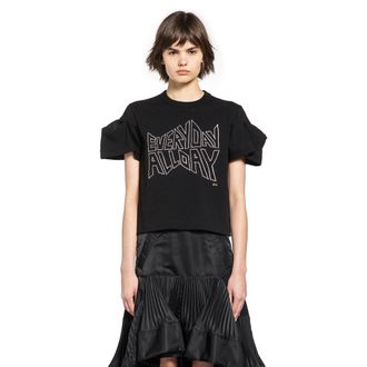 sacai Geoff Mcfetridge Cotton Jersey T-shirt