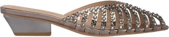 Alma En Pena Alma EN Pena, Femme, Chaussures, Gris, Taille: 41 EU Mules Slingback &agrave; Effet Maille