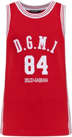 Dolce & Gabbana D&eacute;bardeur &agrave; logo brod&eacute; - Homme - Tops - Rouge - Taille: L