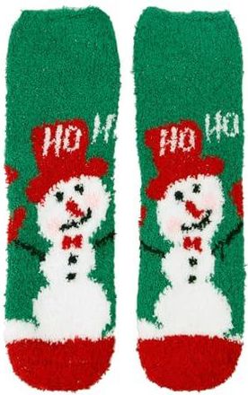 Generic Chaussettes de No&euml;l chaudes en velours corail demi-face, GN2., Taille unique