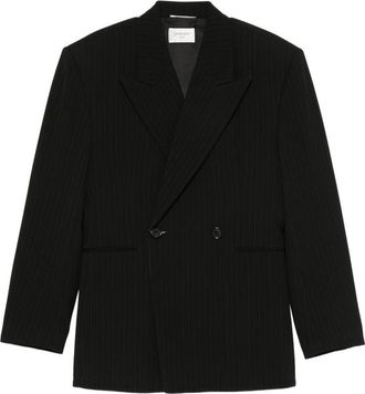 Saint Laurent Pinstripe Double-breasted Blazer