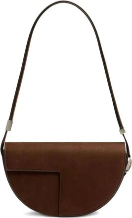 Patou Femme, Sacs, Brun, Taille: ONE Size Sac bandouli&egrave;re demi-lune
