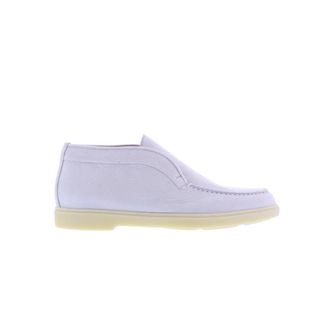 Santoni Leder Loafers - - Shoes - Damen - Wei&szlig; - 39 1/2 EU