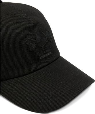 Ader Error BP01SSHW0211BK Six-Panel Twill Baseball Cap - Black