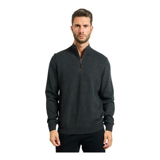 Bugatti Homme, Pulls, Noir, Taille: L Pull &agrave; Demi-Zip