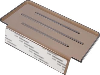 BESPORTBLE Plastik Wandregal zum Hängen Badezimmer Organizer Ablage Ablagefach Toiletten Wandhalterung ohne Bohren Platzsparend Schwarz aus Hochwertigem Abs Mate