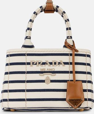 Prada Tote Bag Prada Jardini&egrave;re Mini aus Canvas