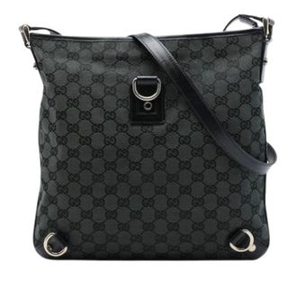 Gucci Pre-owned Canvas Crossbody Bag - - Pre-owned - Damen - Gr&uuml;n - ONE SIZE