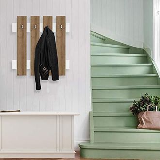 Homemania Kleiderständer, Spanplatte und Metall, 72 x 4 x 72 cm