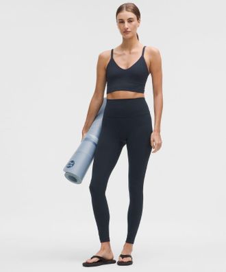 lululemon Align No Line Hose mit hohem Bund f&uuml;r Frauen - 71 cm - Gr&ouml;&szlig;e 10 in True Navy