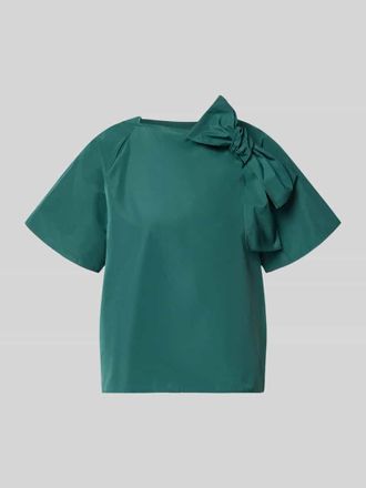 Max Mara Regular Fit Kurzarmbluse mit Baumwoll-Anteil Modell RECENTE