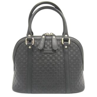 Gucci Pre-owned Micro GG Leder Schultertasche - - Pre-owned - Damen - Schwarzk - ONE SIZE