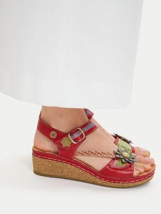 Laura Vita Sandalen Laura Vita Facscineo 09 Rot