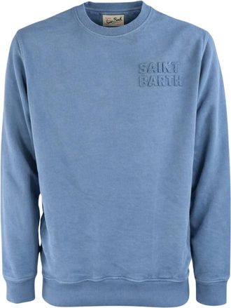 MC2 Saint Barth Homme, Sweatshirts et sweats &agrave; capuche, Bleu, Taille: XL Ponza Vintage T-shirt