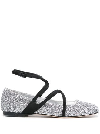 Jimmy Choo London ballerines Astoria - Argent