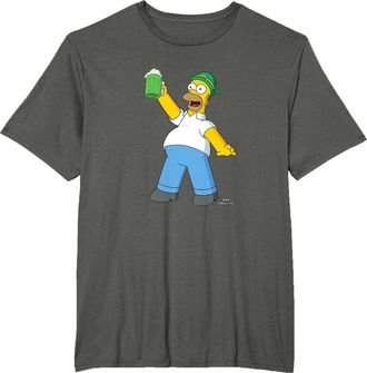 The Simpsons Die Simpsons Homer Simpson Green Duff Beer St. Patricks Day T-Shirt