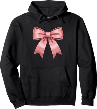 PINK BOW Pinke Schleife Elegante Schleife Feminines Accessoire Pullover Hoodie