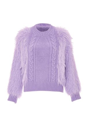 Mymo Pullover Frauen hellblau