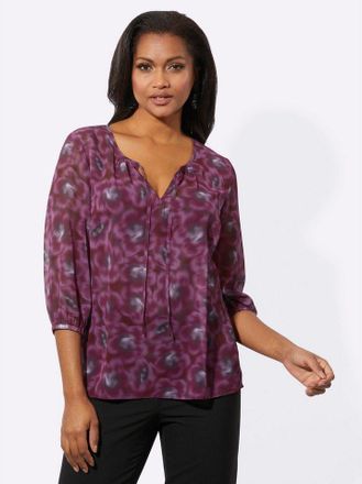 Witt Klassische Bluse Druckbluse 3/4-Arm
