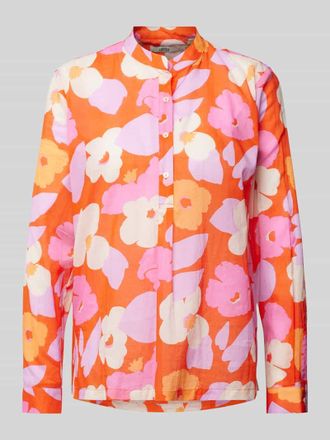 0039 Italy Regular Fit Bluse mit Stehkragen Modell JANICE