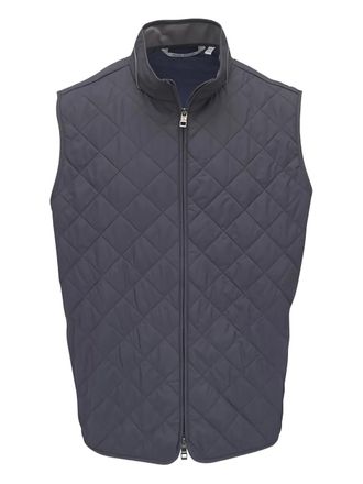 Peter Millar Essex quilted vest - Grau