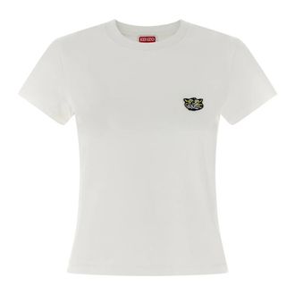Kenzo Femme, Tops, Blanc, Taille: 42 FR T-shirt Tigre Sauvage