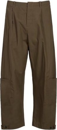 Amomento Pantalon large multi poches en coton m&eacute;lang&eacute;