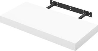 Woltu &Eacute;tag&egrave;re Murale, &Eacute;tag&egrave;re Flottante de CD, pour Salon, Cuisine, Chambre, Salle de Bain 50x22.9x3.8cm, Blanc RG9368ws