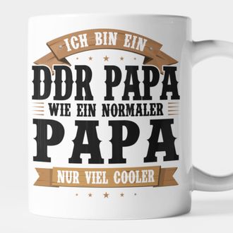 Generic Ossi Tasse DDR Geschenk Ostdeutscher Sachsen Ostdeutschland - ich bin ein DDR Papa wie ein normaler Papa nur viel cooler Kaffeebecher